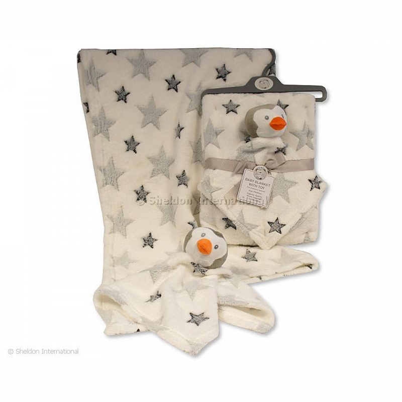 Snuggle Penguin Comforter with Star Blanket - Hometrends Baby & Kids